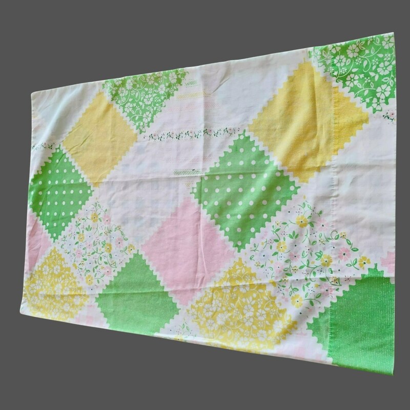 Patchwork Pillowcase - Etsy