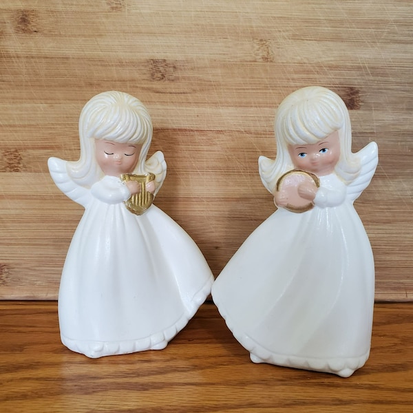 Ceramic Angels Playing Instruments - Etsy