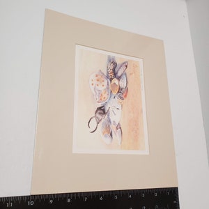 Mary Ellen Golden Art, Signed Lithograph Print, Matted, 1987, Coastal ...