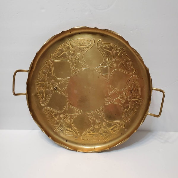 Large Brass Tray - Etsy