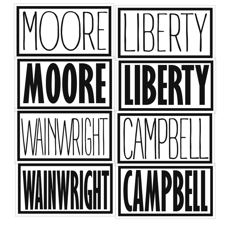 Simple Military Station Signs - Home Station Signs - Duty Station Wall ...