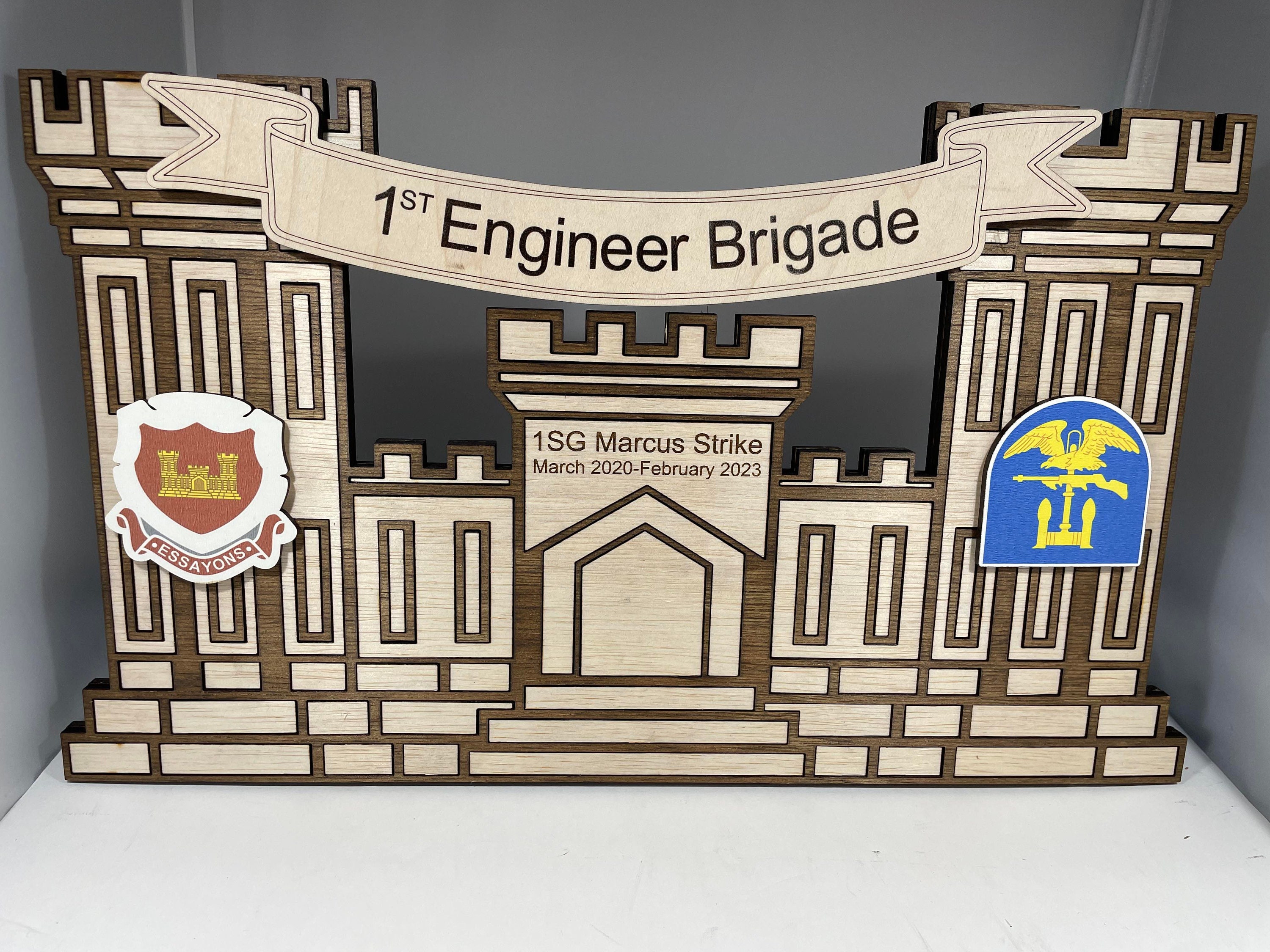 Army Engineer Castle Pin