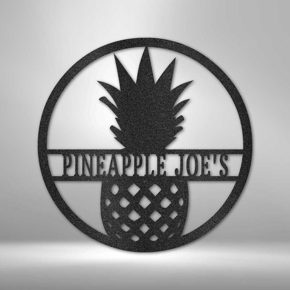 Home & Living Wall Décor Home Décor Pineapple Monogram Metal Monogram ...
