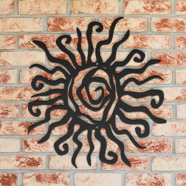 Sun Metal Wall Art - Etsy