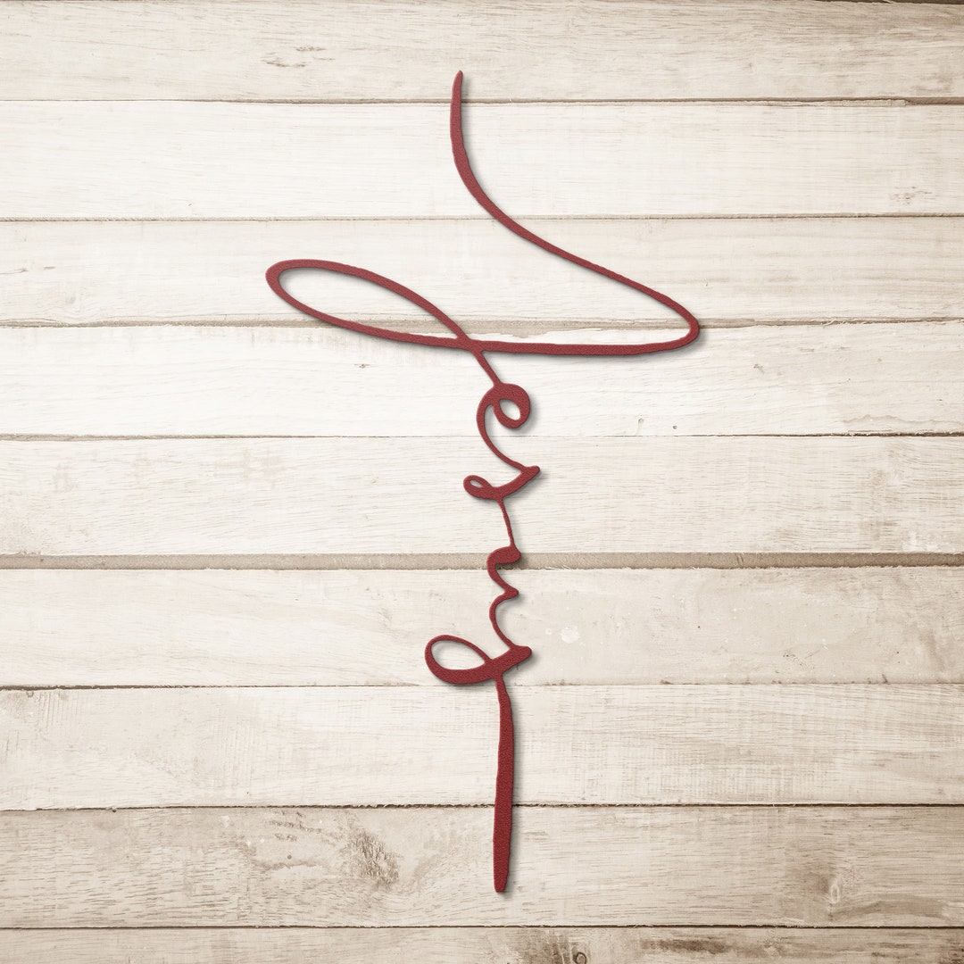 Metal Cross Wall Decor Christian Metal Signs Metal Wall Art - Etsy