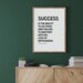 Success Quote Printable Children's Poster Positive Wall Art Kids ...