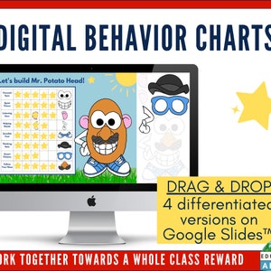 Classroom Behavior Management System | Digital Reward Chart to Build Mr ...