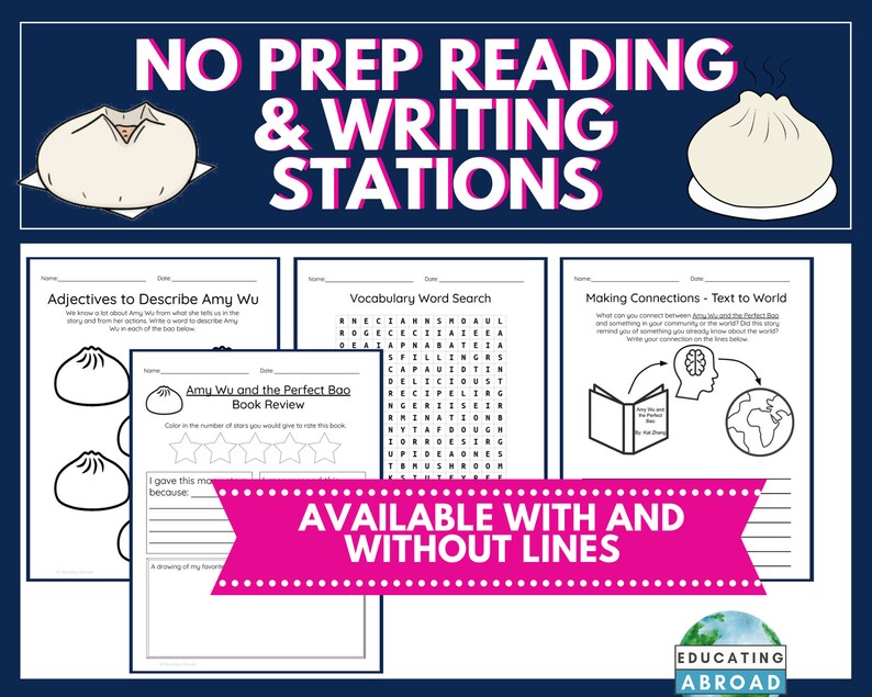 Comprehensive Reading and Writing Activity, NO PREP Language Arts ...