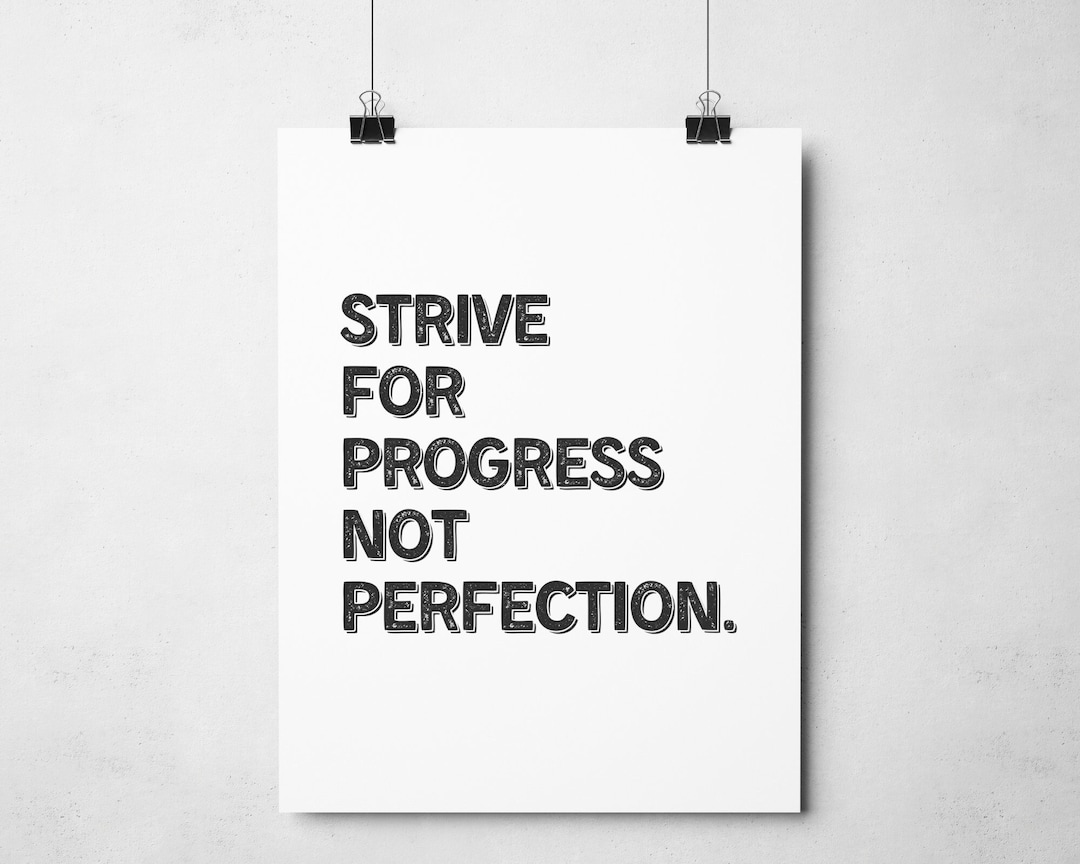 Growth Mindset Classroom Poster: Strive for Progress (digital Download ...