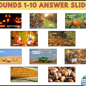 Kids Guessing Game Digital Download Fun Autumn Theme Mystery Photo ...