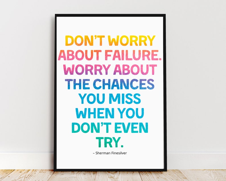 Classroom Wall Art Decor Inspirational Quote Printable - Etsy