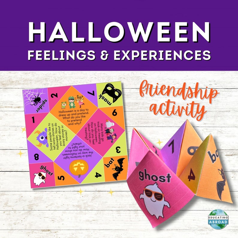 Fun Halloween Activity for Kids Candy Free Trick or Treat Gift DIY ...