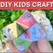Printable Christmas Craft for Kids | Holiday Cootie Catcher | Kids ...