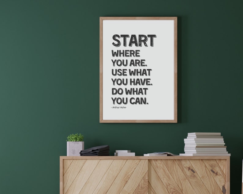 Children's Poster Positive Wall Art Kids Bedroom Quotes Classroom Decor ...