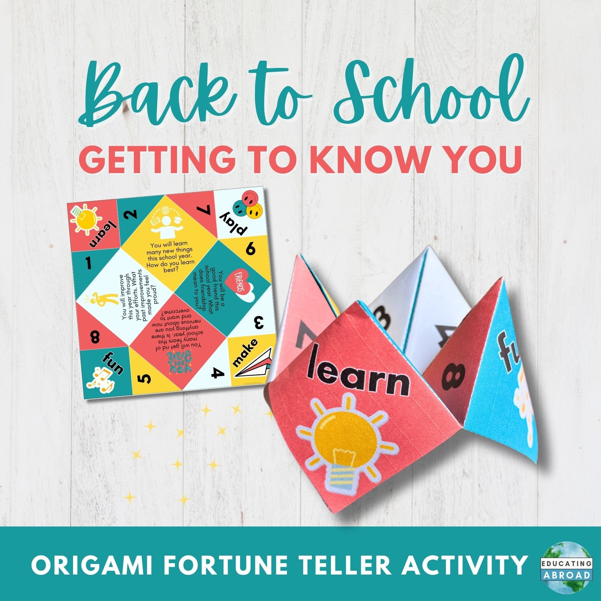 Back to School Getting to Know You Activity for Kids | Printable ...