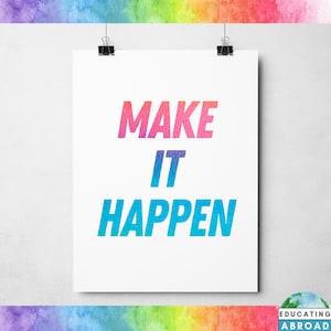 Classroom Decor Printable Wall Art Inspirational Saying Teacher ...