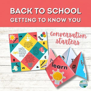 Back to School Getting to Know You Activity for Kids | Printable ...