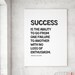 Success Quote Printable Children's Poster Positive Wall Art Kids ...