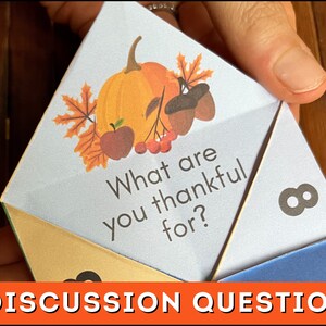Printable Thanksgiving Craft for Kids | Thanksgiving Cootie Catcher ...