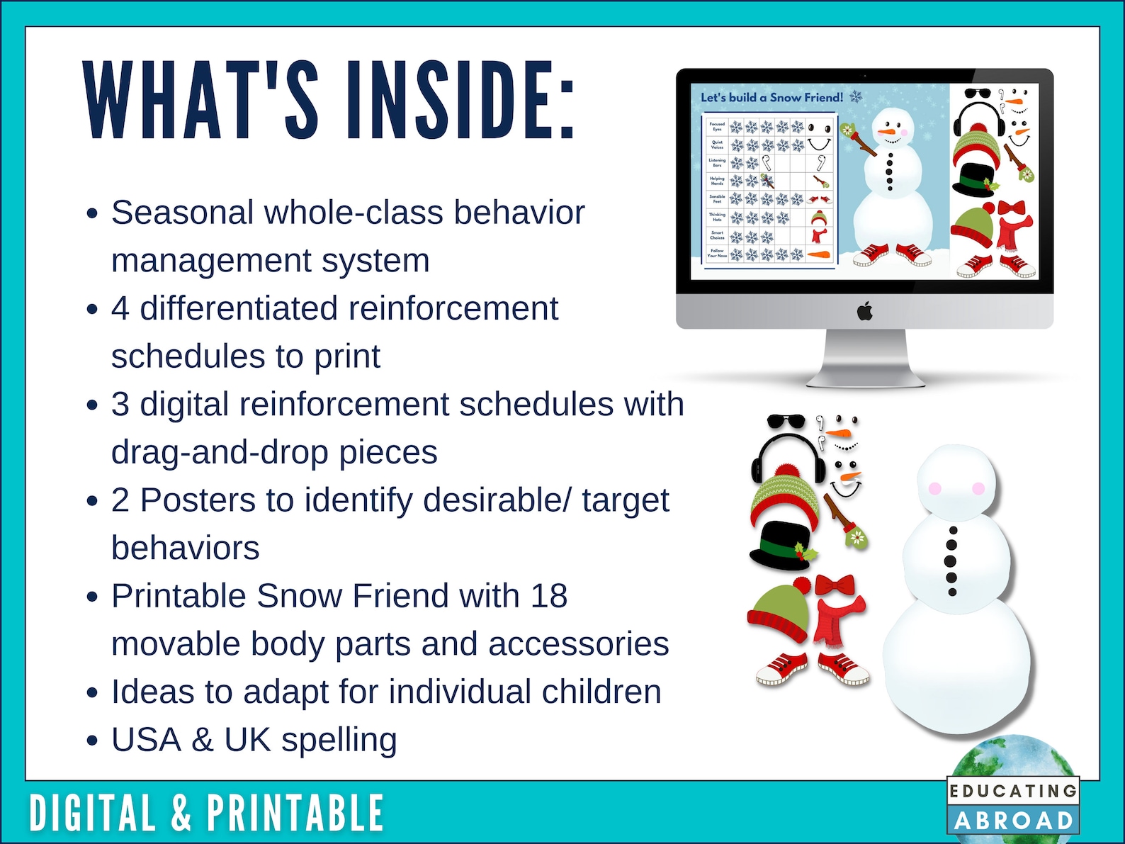 Positive Behavior Reinforcement, Printable Classroom Management for ...