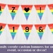 Rainbow Alphabet Flags: Colorful ABC Wall Art for Kids' Rooms and ...