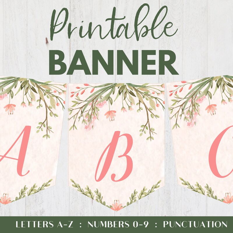 Woodland Bunting - Etsy