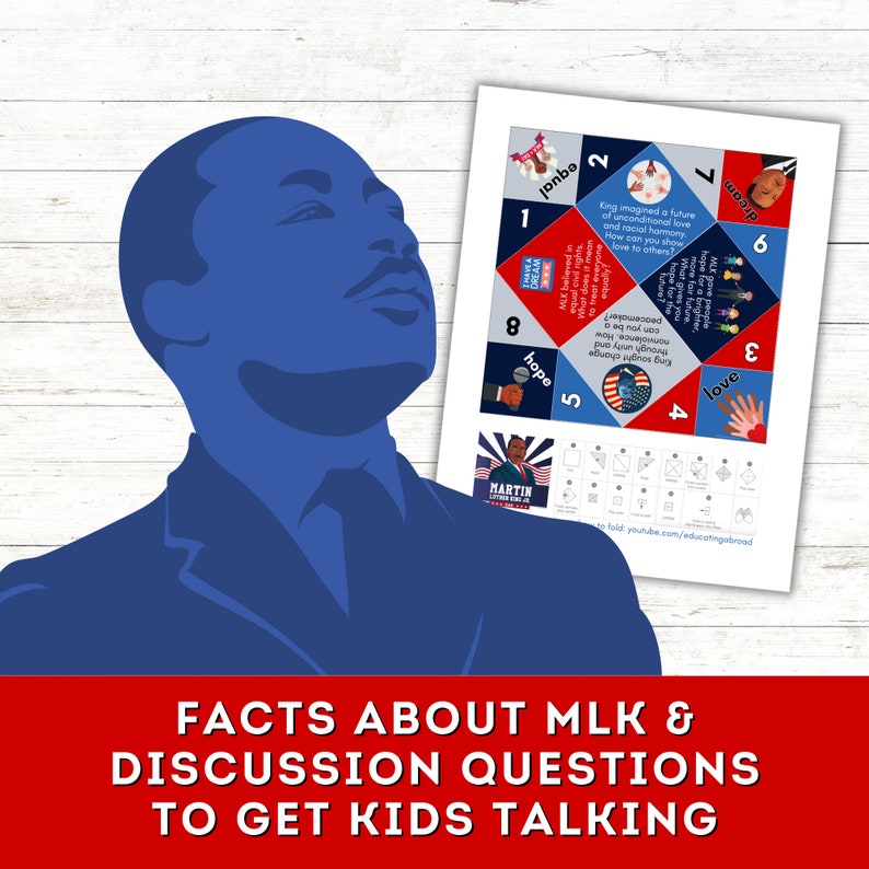Printable MLK Day Activity for Kids | Teach About Martin Luther King Jr ...