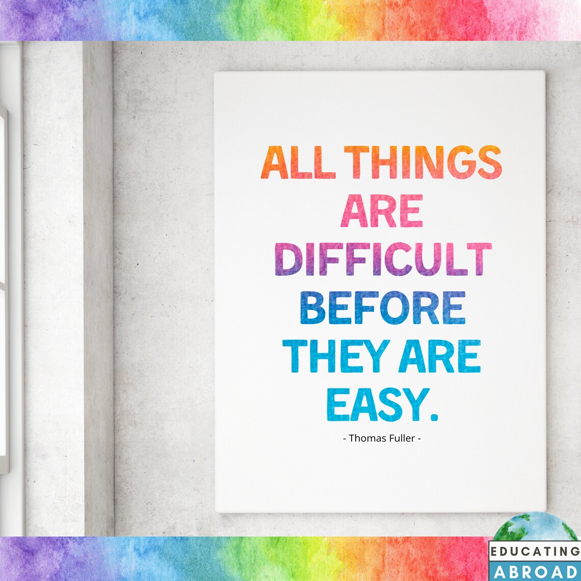 Classroom Wall Decor School Quotes Educational Posters Kids Positive ...