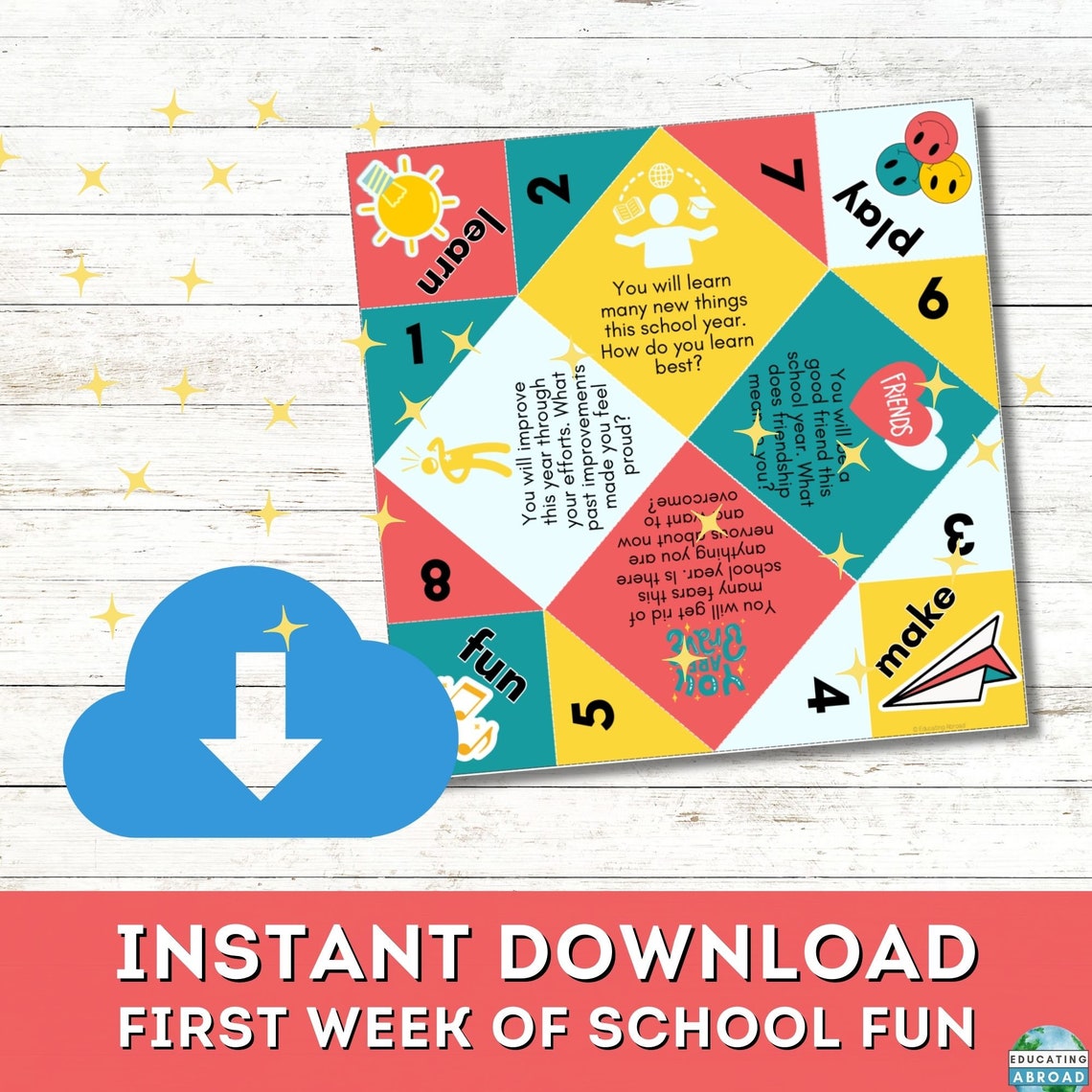 Back to School Getting to Know You Activity for Kids | Printable ...