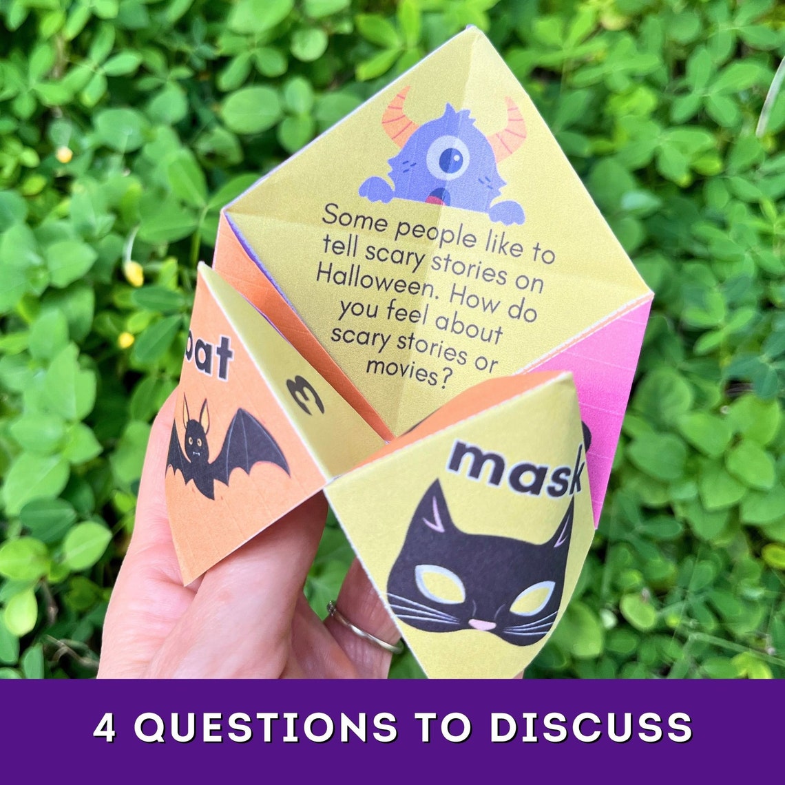 Fun Halloween Activity for Kids Candy Free Trick or Treat Gift DIY ...