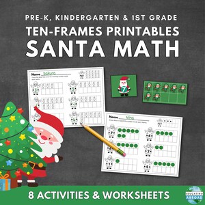 Christmas Math Activities | Mastering Number Sense With Santa and Elves ...