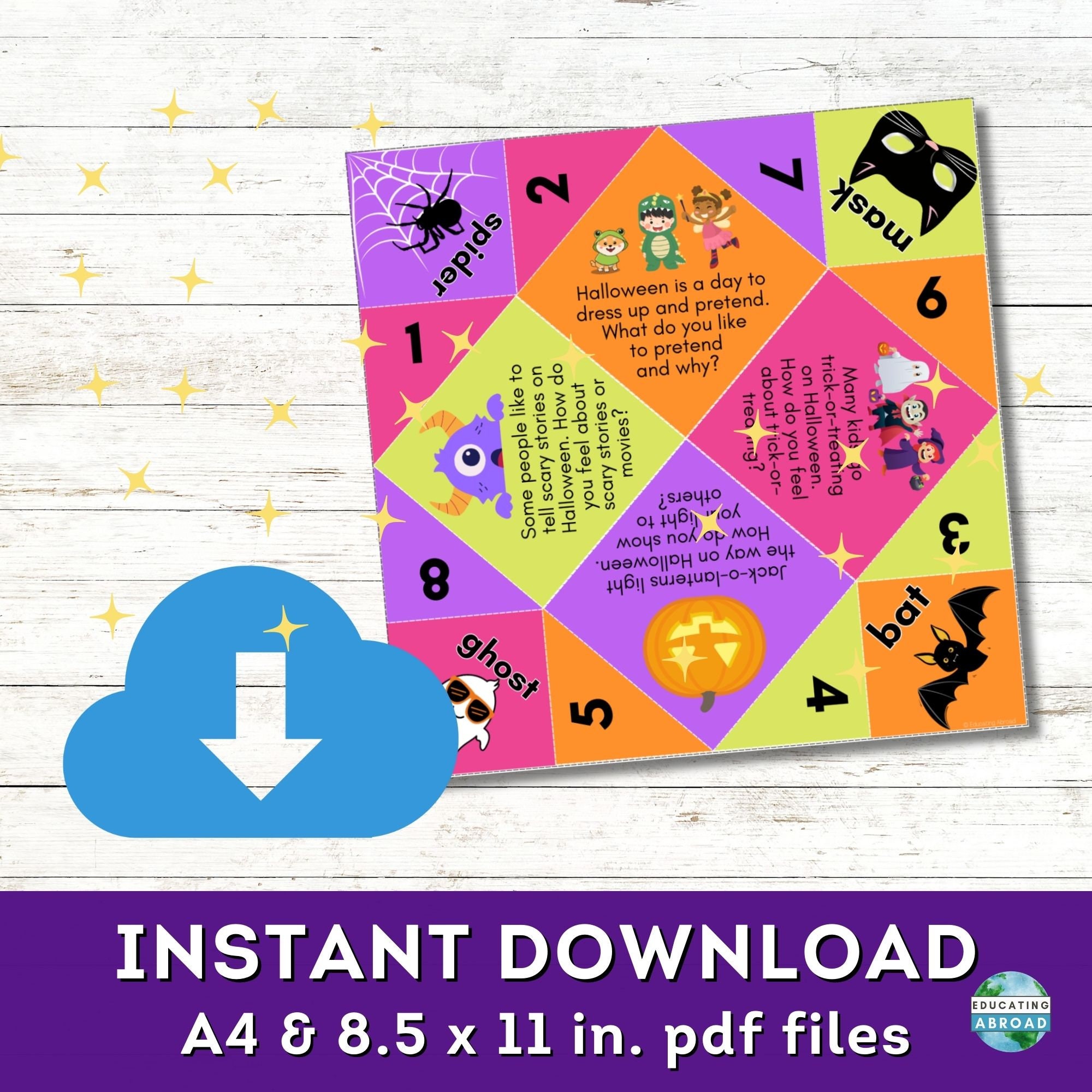 Fun Halloween Activity for Kids | Candy Free Trick or Treat Gift | DIY ...