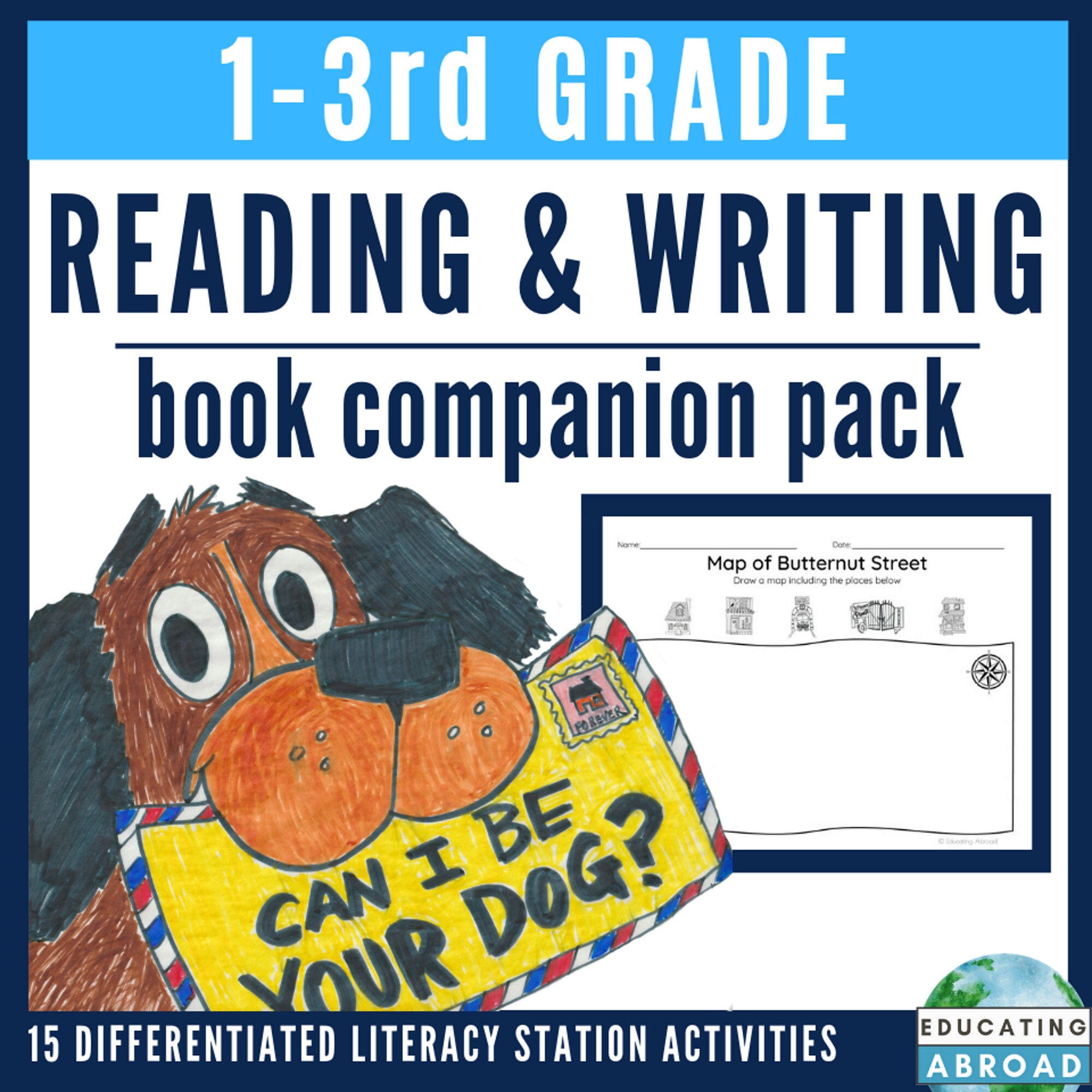 Printable Reading and Writing Worksheets Language Art Activity Lower ...