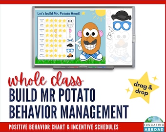 Potato Head Behavior Management Chart - Etsy