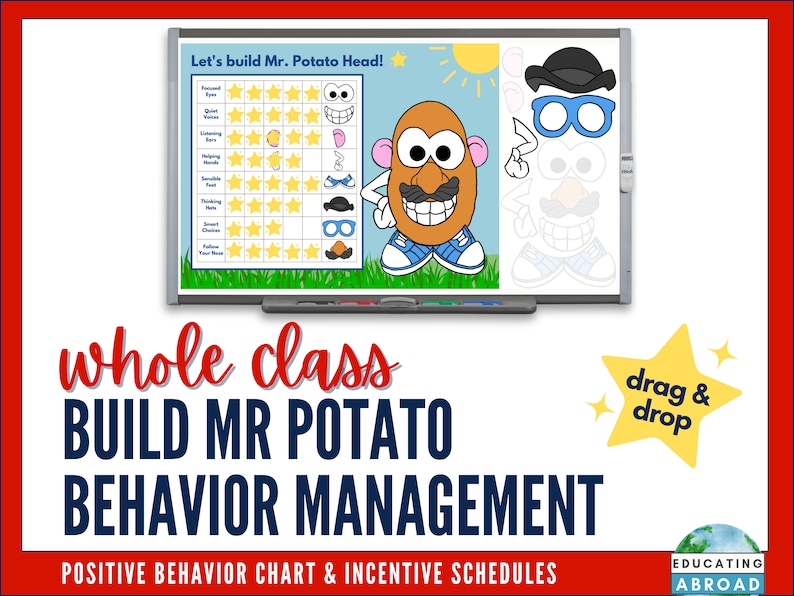 Classroom Behavior Management System | Digital Reward Chart to Build Mr ...