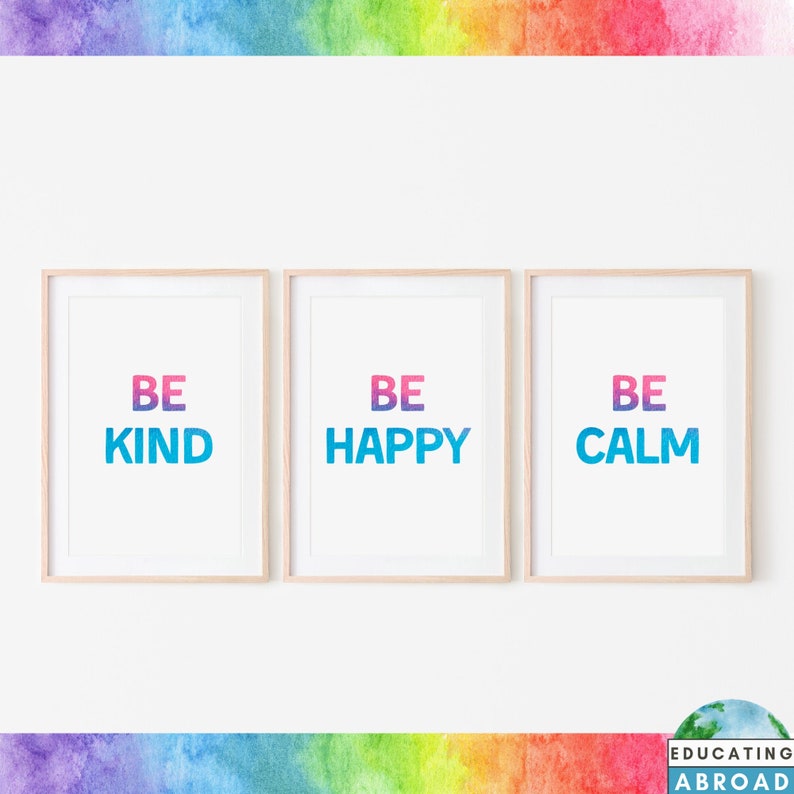 Printable Classroom Decor Positive Kids Poster Teacher Resource Instant ...