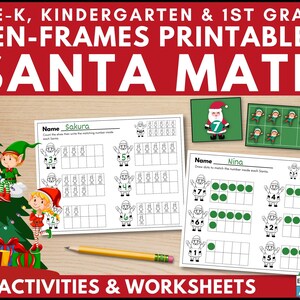 Christmas Math Activities | Mastering Number Sense With Santa and Elves ...
