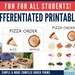 Pizza Dramatic Play, Classroom Printable, Pre-k and Kindergarten ...
