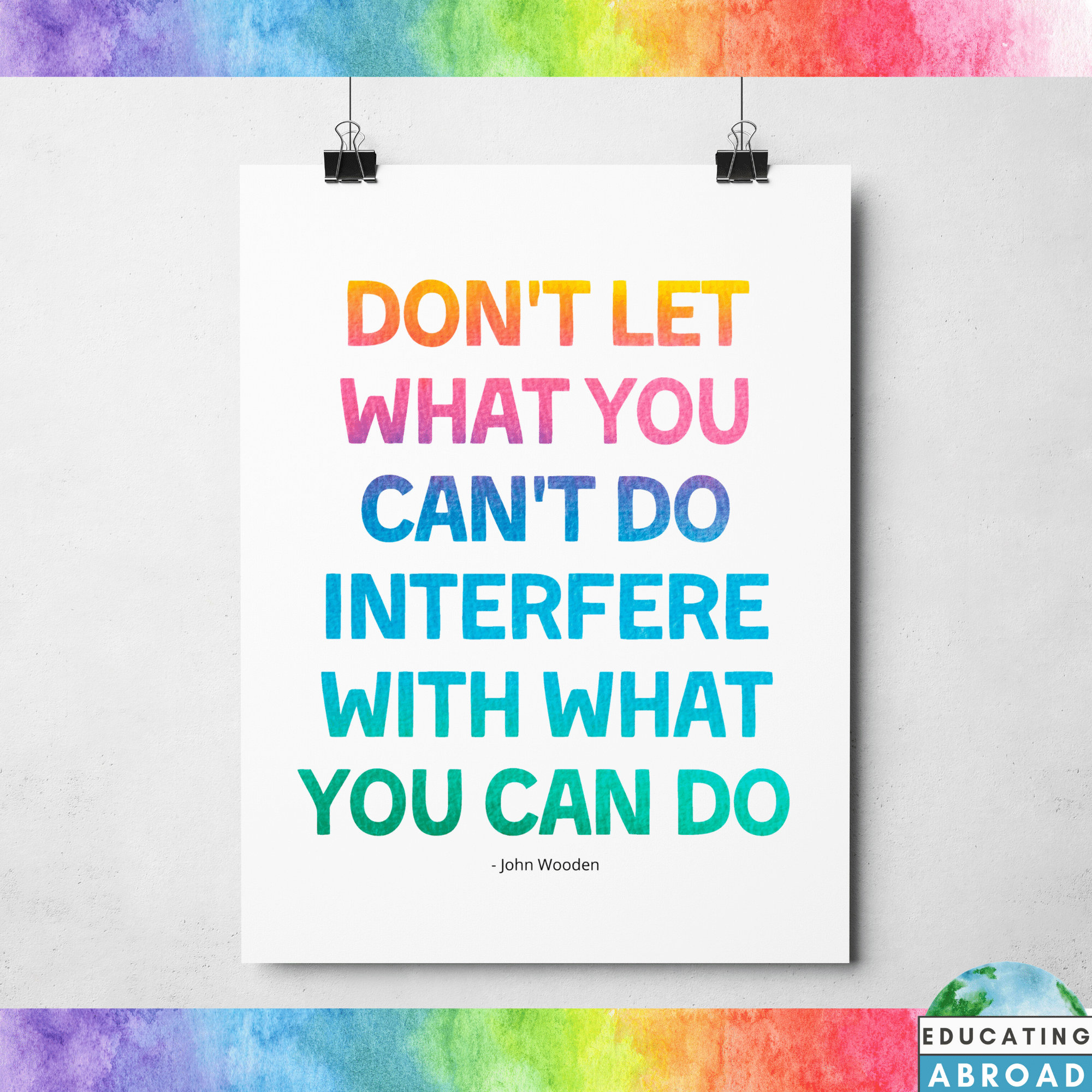 Classroom Inspirational Wall Art Educational Poster Teacher - Etsy