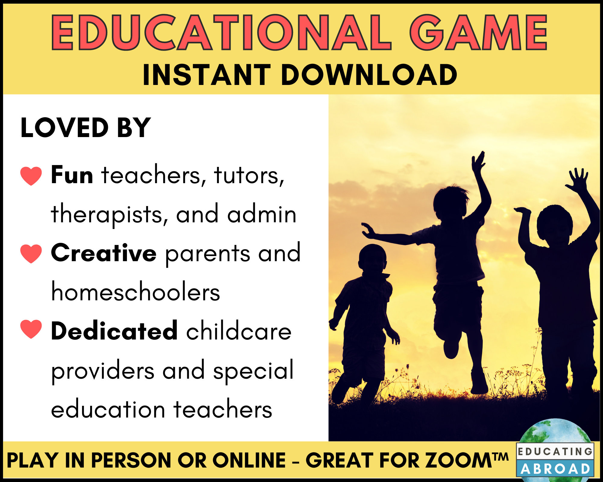 Healthy Eating Game: Kids Classroom Activity (digital Download) - Etsy