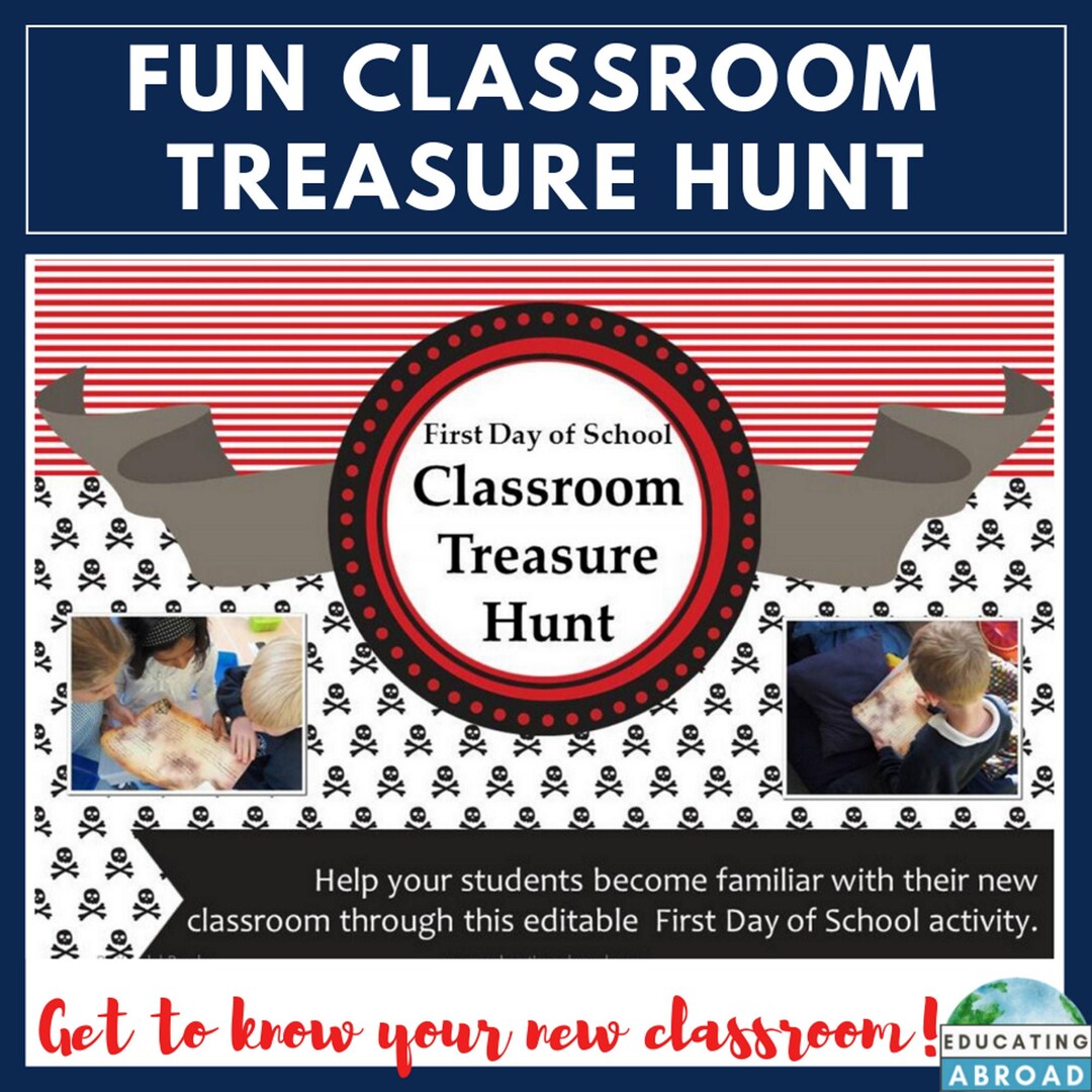 First Day of School Classroom Treasure Hunt (digital Download) - Etsy