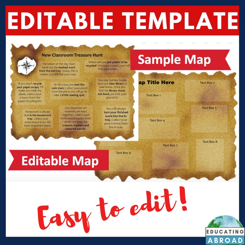 First Day of School Classroom Treasure Hunt (digital Download) - Etsy