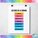 Los Días De La Semana Printable Days of the Week Classroom Decor ...