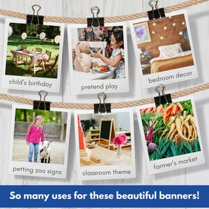 Big Red Barn Farm Banners | Printable Barnyard and Garden Objects ...