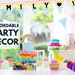 Classroom Party Flags, Letters and Numbers Banners, Printable Bunting ...