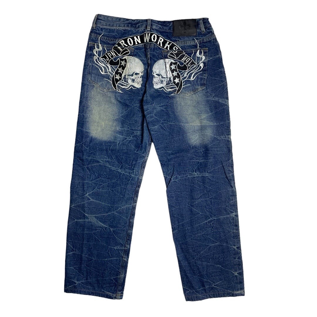 Y2K Jeans Aberrations of Youth Embroidered - Etsy