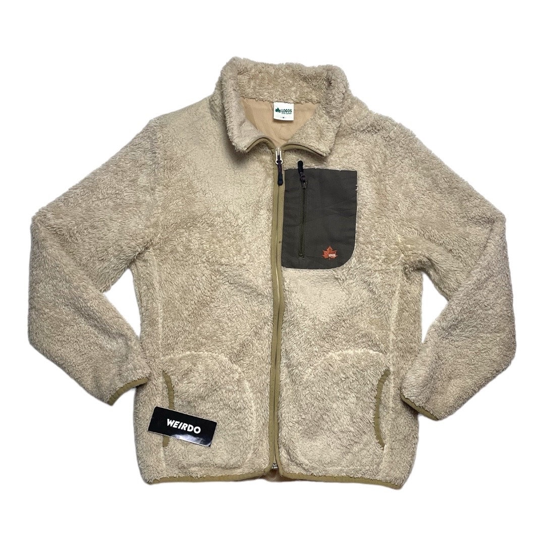 Logos Japanese Brand Fleece Jacket Gorpcore Style - Etsy