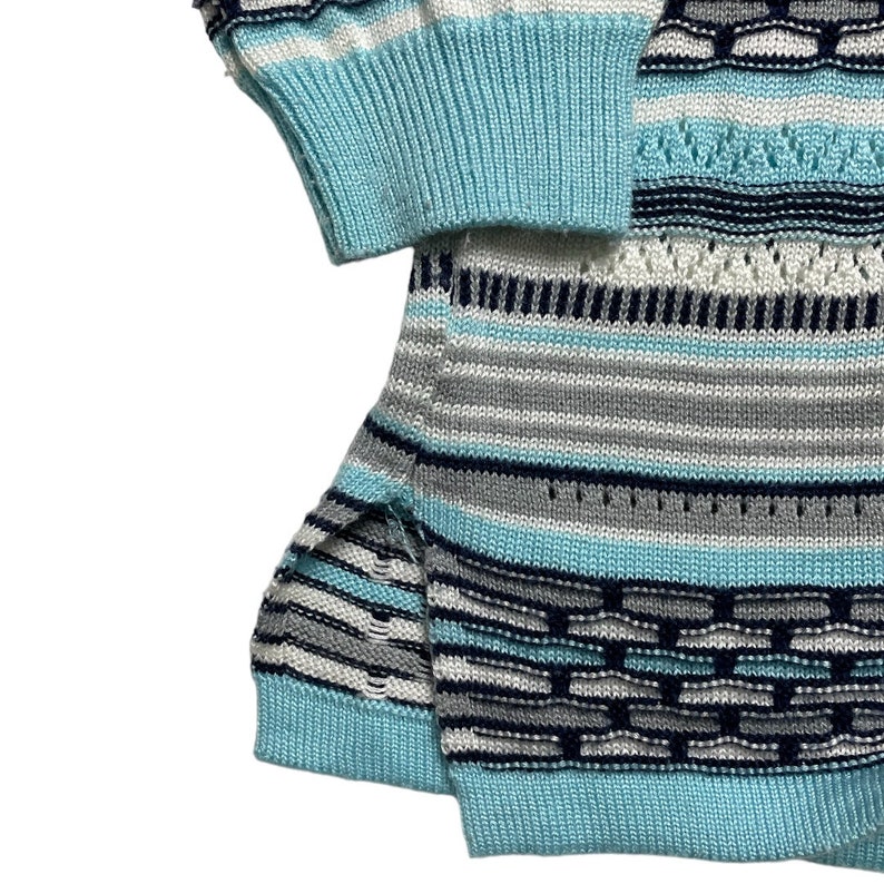 Vintage Knit Sweater Zip up / Grandpa Core / Retro Streetwear / Grandad ...