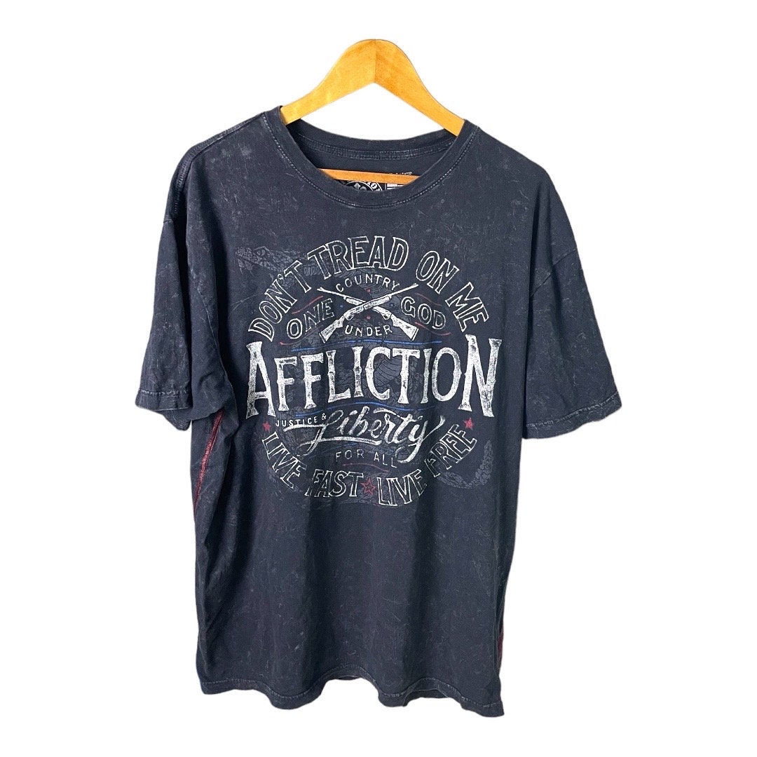 Y2K Affliction Live Fast Street Fashion Double Sided T Shirt - Etsy