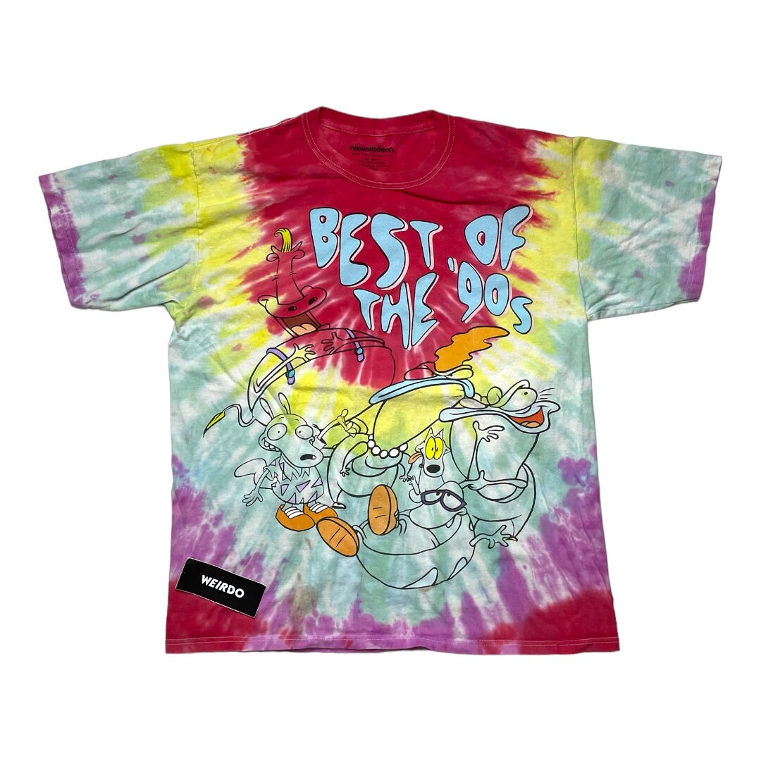 Nickelodeon Cartoon Tie Dye T Shirt - Etsy